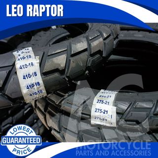 Leo Raptor DUAL SPORT TUBE TYPE TIRE FOR CAFE RACER / BRAT 14" 17" 18 ...
