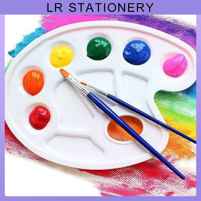 Watercolor Paint Palette Plastic Pigment Plate Easy Clean For Acrylic ...