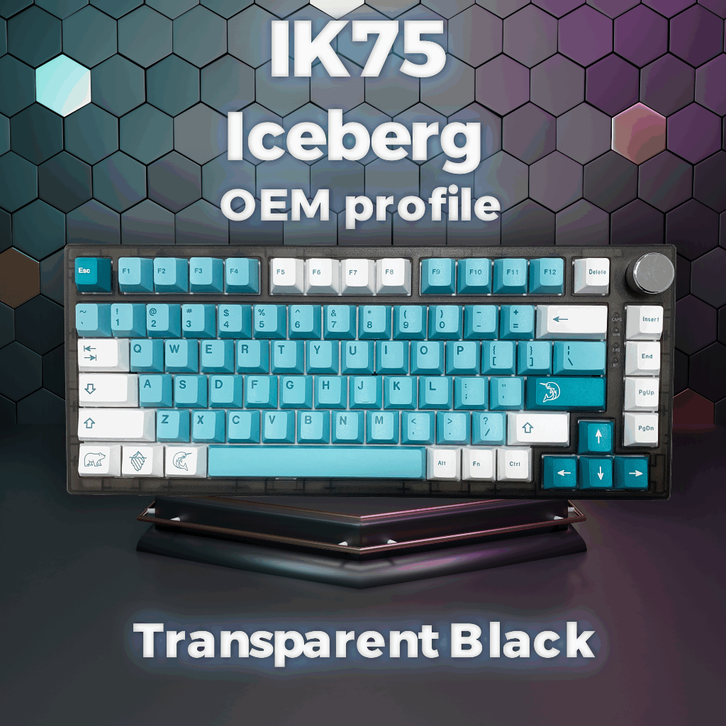 FEKER IK75 Pro 3 Mode 75% Gasket Mechanical Keyboard KIT - Wireless ...