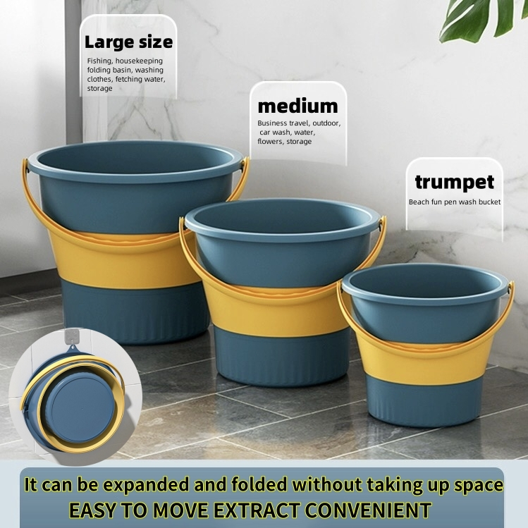 2025 portable foldable Plastic bucket Car Wash pail collapsible Foot ...