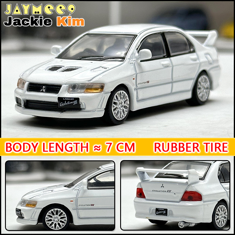 JKM 1:64 Scale MITSUBISH EVO 1 2 3 4 5 6 7 8 9 10 Lancer Evolution ...