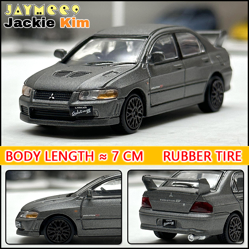 JKM 1:64 Scale MITSUBISH EVO 1 2 3 4 5 6 7 8 9 10 Lancer Evolution ...