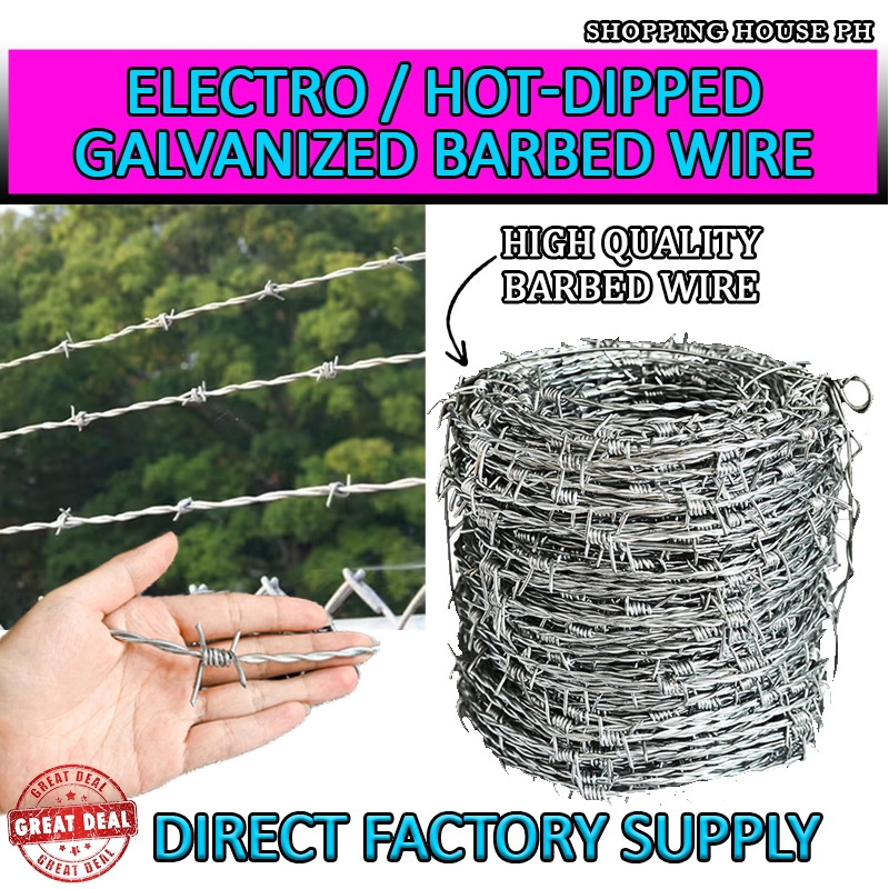 High Quality Barbed Wire Effective Anti-climb Galvanized Anti-theft ...