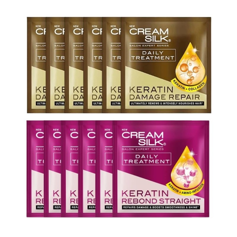 CreamSilk Daily Treatment Conditioner-Keratin Damage Repair and Keratin ...