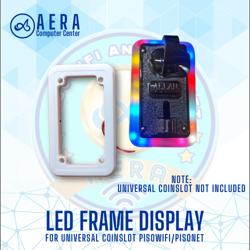Allan LED FRAME RIM RGB for Pisowifi Pisonet / for Universal Coinslot ...
