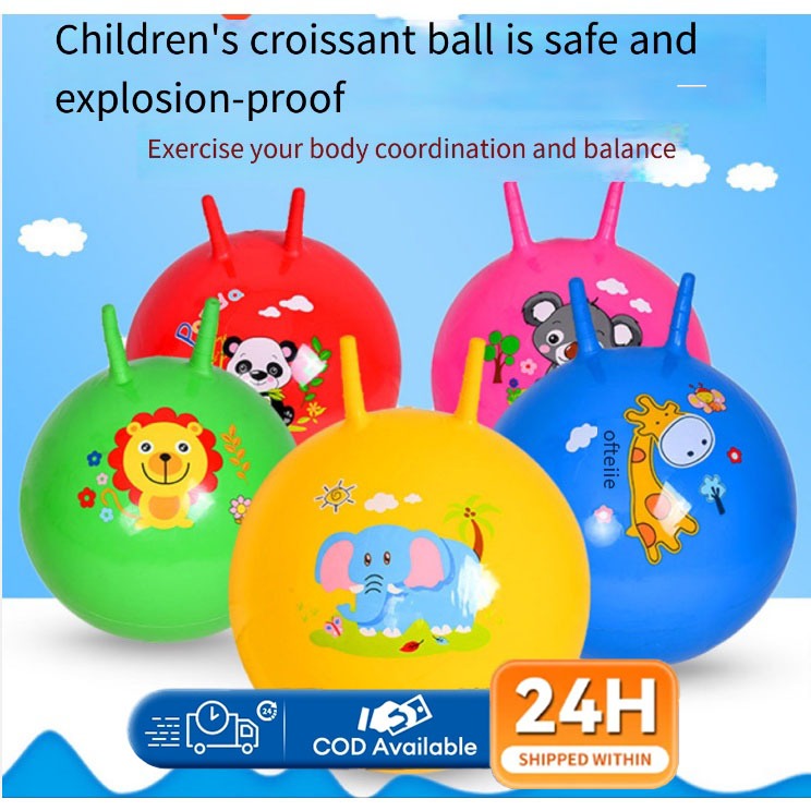 Hopper Ball Jumping Ball Bouncy Ball with Handle for Kids Sit and ...