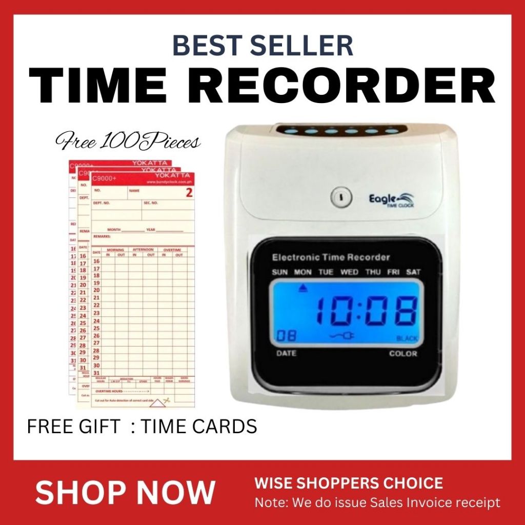 EAGLETIME Bundy Clock| Analog&Digital type| Time&Attendance Machine for ...