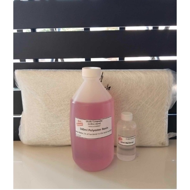 Fiberglass Set (C3) -500ml Resin, 60cc Hardener w/ 1/2kg CSM | Shopee ...