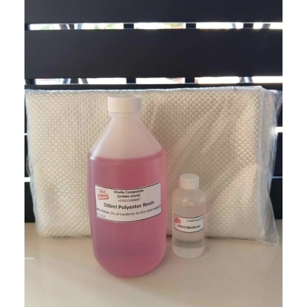 Fiberglass DIY (C) 500ml Semi Flex (Premixed) Resin Set to choose ...