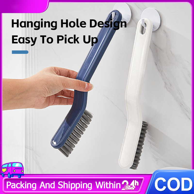 Multifunction 2In1 Cleaning Brush With Tongs For Floor Crevice Bathroom ...