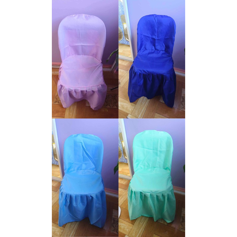 monoblock chair cover for all events/ all colors are available | Shopee ...