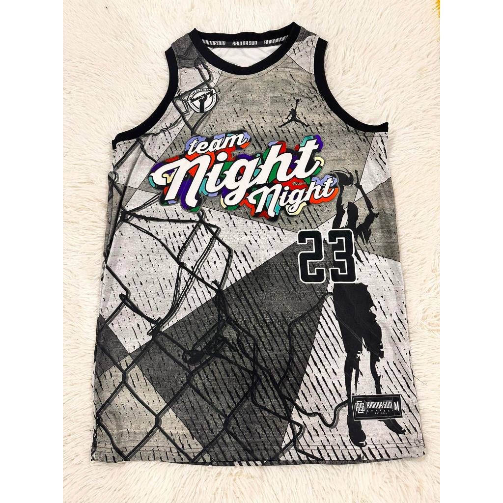 BLACK BASKETBALL JERSEY FULL SUBLIMATION HIGH QUALITY FABRICS NO ...