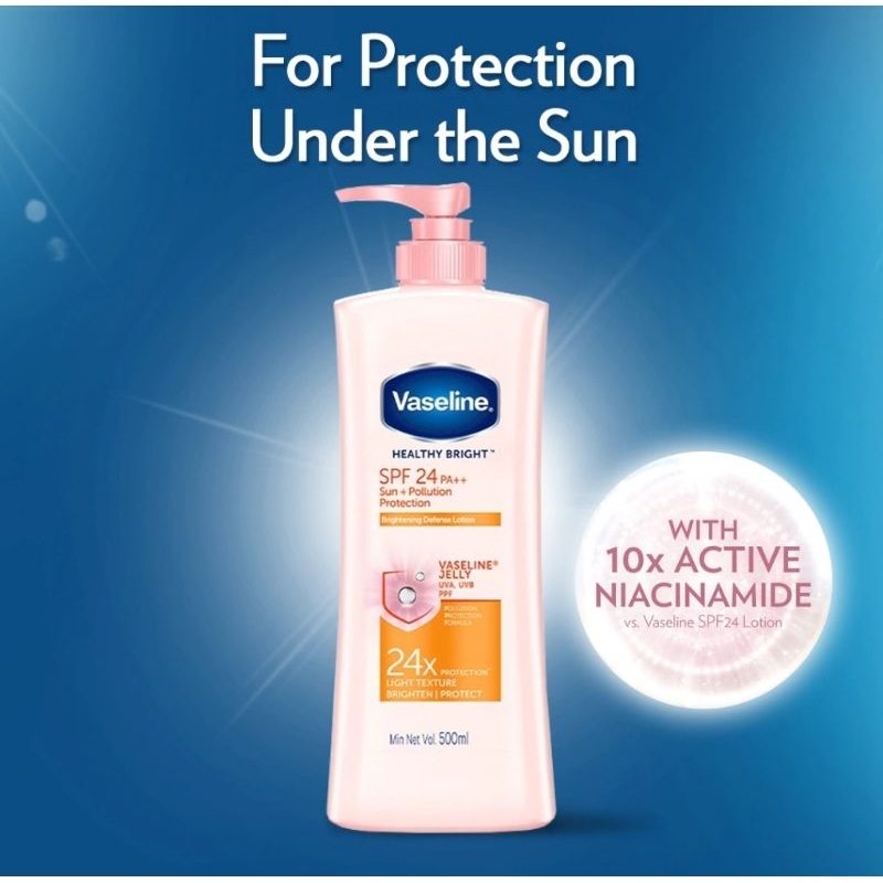 VASELINE HEALTHY BRIGHT SUN+POLLUTION PROTECTION BRIGHTENING DEFENSE ...
