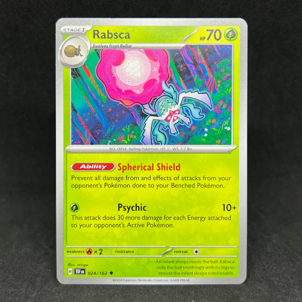 Pokemon TCG Rabsca Uncommon 024/162 2024 Scarlet & Violet Temporal ...