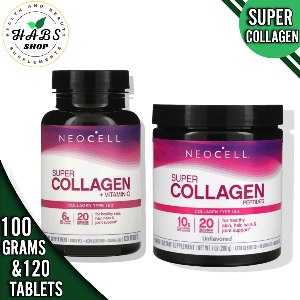 Neocell Super Collagen Peptides Unflavored 7 oz 200g or 120 Tablets ...