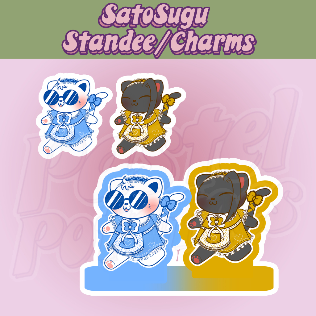 JJK SatoSugu Standee and Charms by Pastel Potatoes | Shopee Philippines