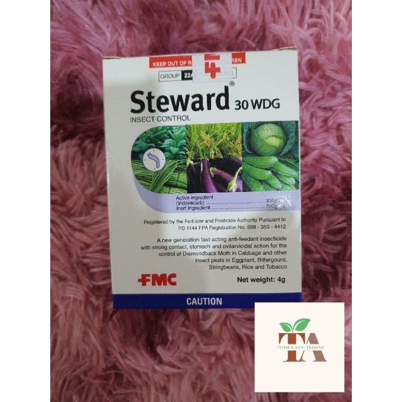 Steward 30WDG 1 innerbox (10 sachet) insecticide ~ Indoxacarb ~ FMC ...