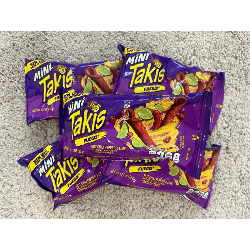 TAKIS Chips Mini Fuego Flavor 1.23 oz or 35grams | Shopee Philippines