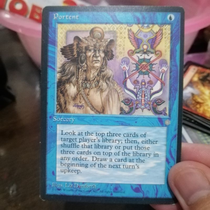 1 PLAYED Portent Ice Age MTG card magic the gathering EDH | Shopee ...