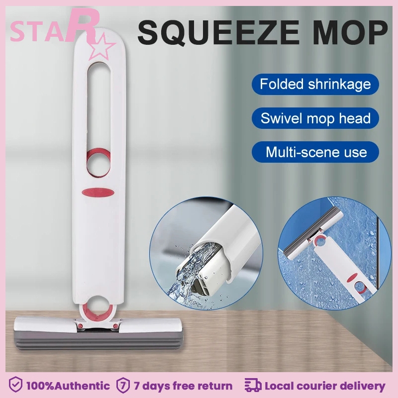 Portable cleaning mop Mini Squeeze mop Sponge Multi-purpose mop ...
