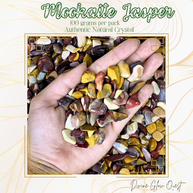 Mookaite jasper crystal tumble (actual photo posted) | Shopee Philippines