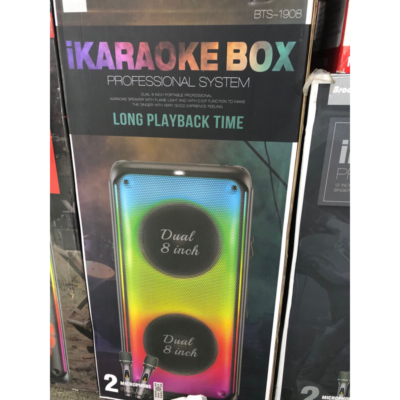 BTS-1908 1809 Bluetooth Karaoke Speaker | Shopee Philippines