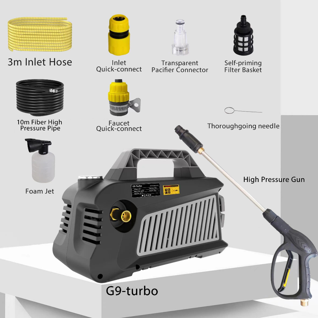 2024 NEW G9 Turbo Waterjet High Pressure Washer Cleaner Water Jet ...