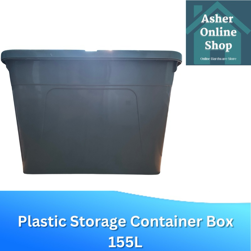 Jumbo Plastic Storage Container Box 155L | Shopee Philippines