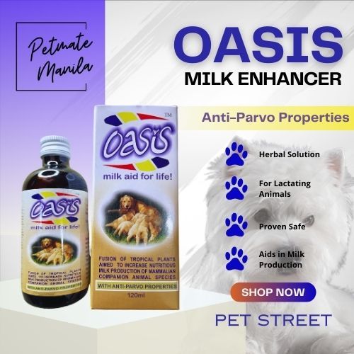 OASIS Milk Aid for Life Pet Vitamins 120ml | Shopee Philippines