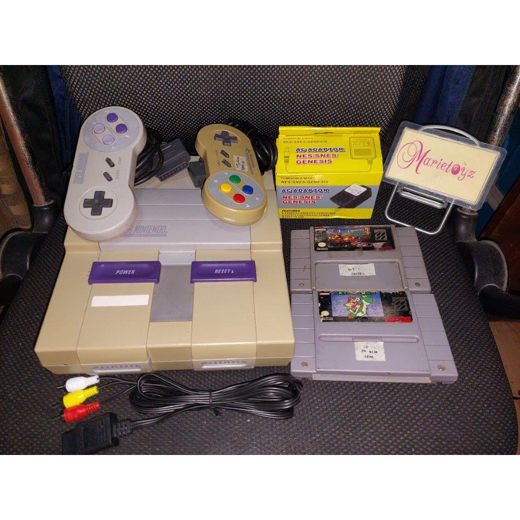 Super Nintendo Entertainment System (SNES) Bundle 1 | Shopee Philippines