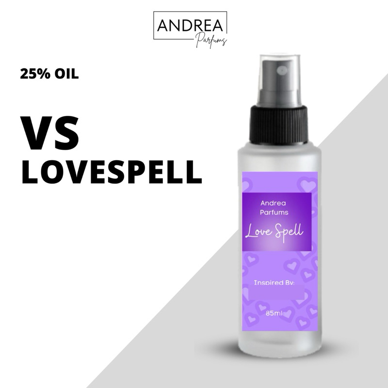 Andrea Parfums VS Love Spell Inspired Perfume 85ml | Shopee Philippines