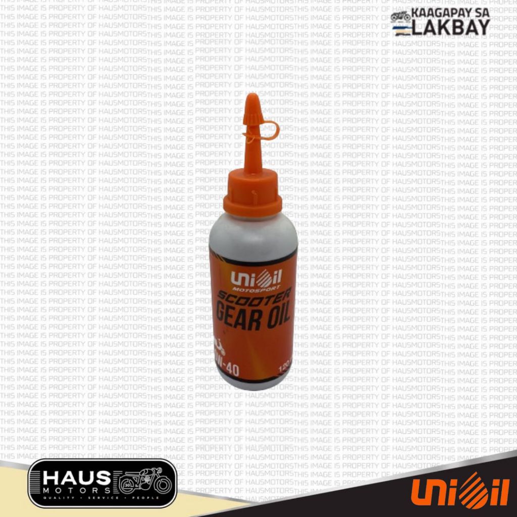 UNIOIL SCOOTER GEAR OIL 10W-40 120mL | Shopee Philippines