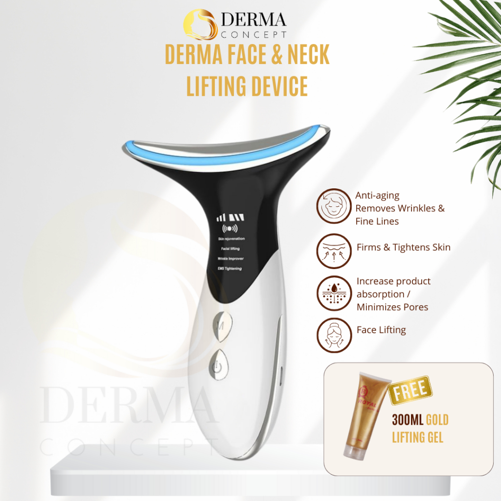 DERMA Face and Neck Lifting Wrinkle Removal Device for Firming ...