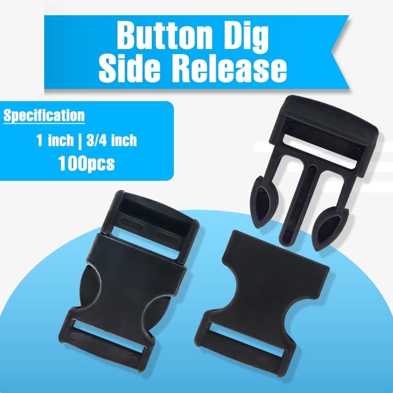ID Button Dig/Side Release for Id Lace Making Accessories (100 pcs ...