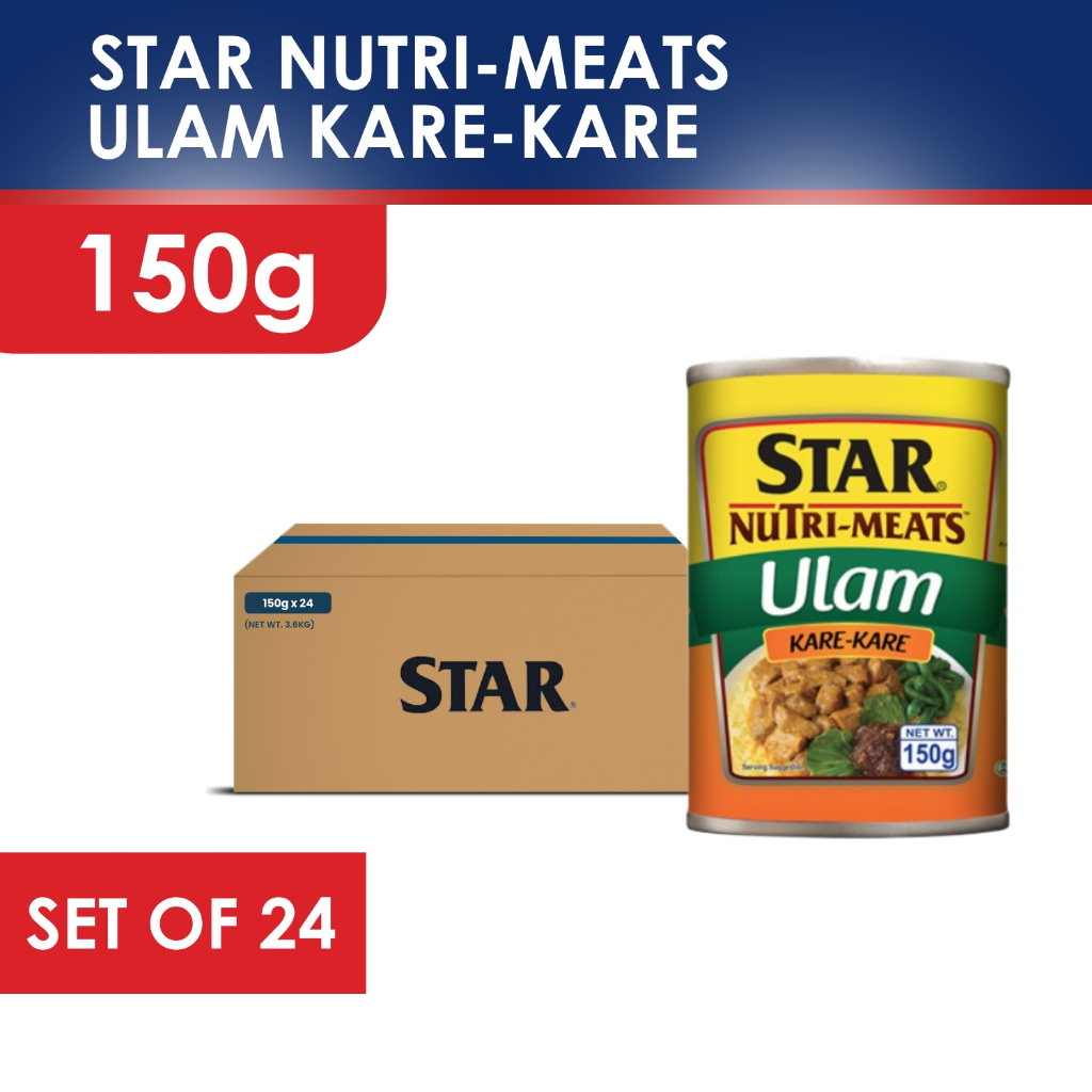 Star Nutri-Meats Ulam Kare-Kare (150g) Box of 24 | Shopee Philippines