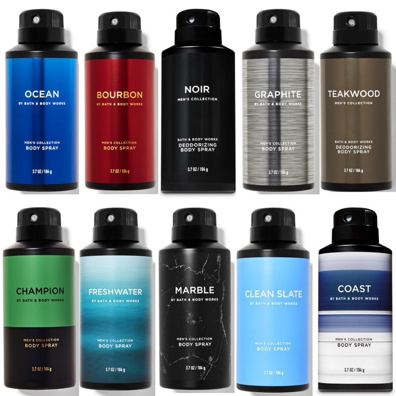 original b. b. w. body spray for men gingham legend mahogany teakwood ...