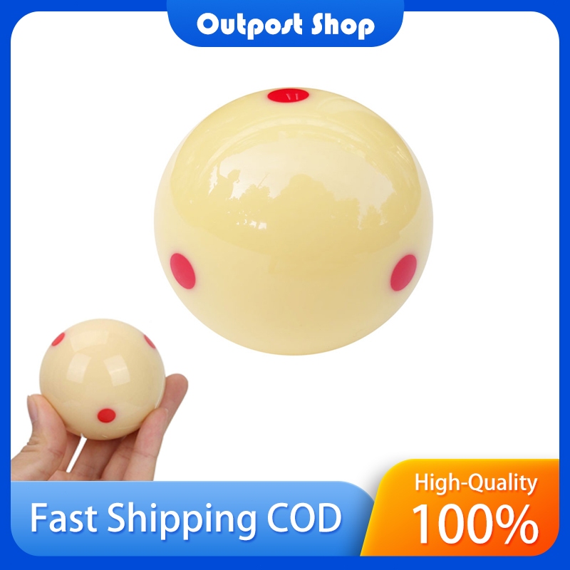 Red 6 Dot Spot Billiard Cue Balls White Pool Billiard Practice Training ...