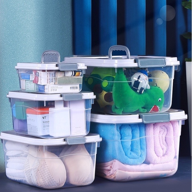 Multifunctional Transparent Storage Box Organizer in Different Sizes ...