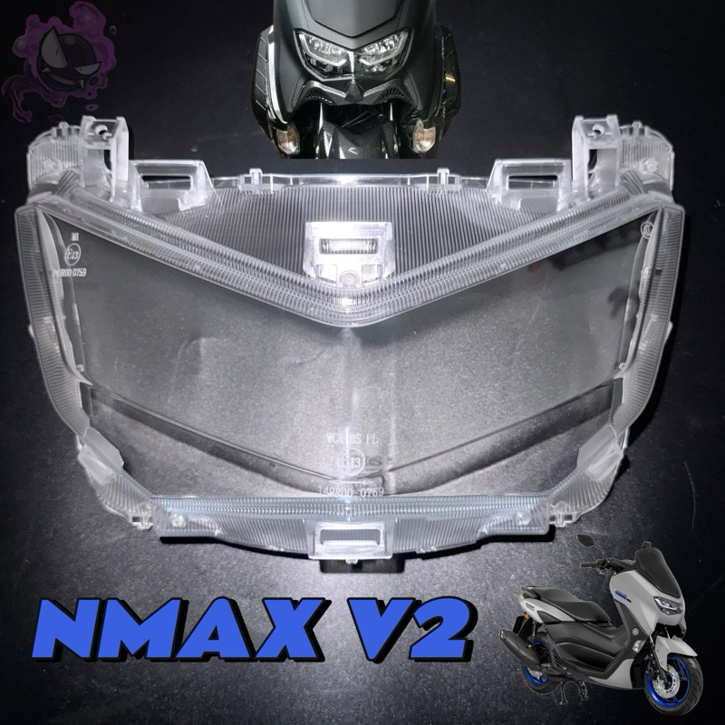 YAMAHA NMAX V2 HeadLight Lens For NMAX 155 Version 2 Headlight Lens ...
