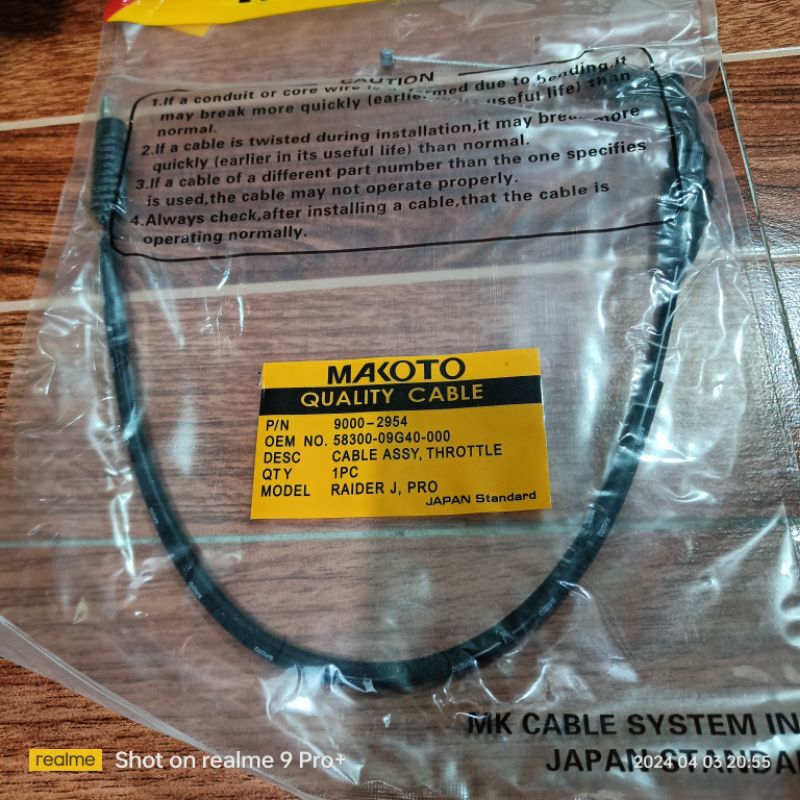 throttle cable raider j pro | Shopee Philippines