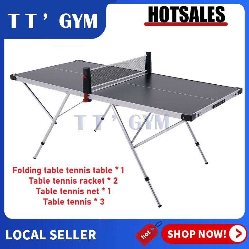 Ping Pong Table Tennis Table Multi-Use Free Standing Table Net Set ...