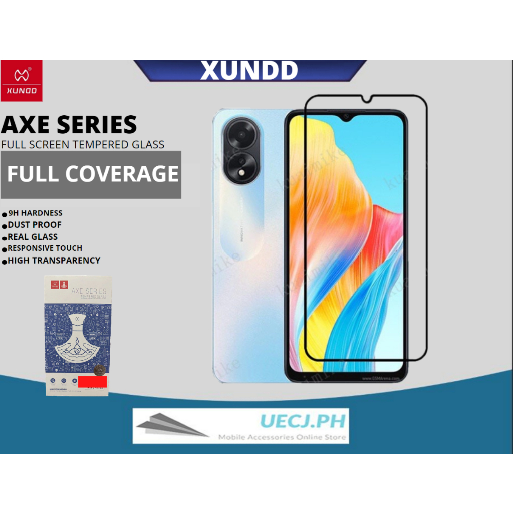 OPPO A18 4G / A38 4G / A58 4G / A78 5G XUNDD Axe Series Full Tempered ...