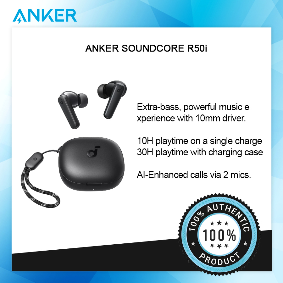 Anker Soundcore R50i Bluetooth True Wireless Earbuds | Shopee Philippines