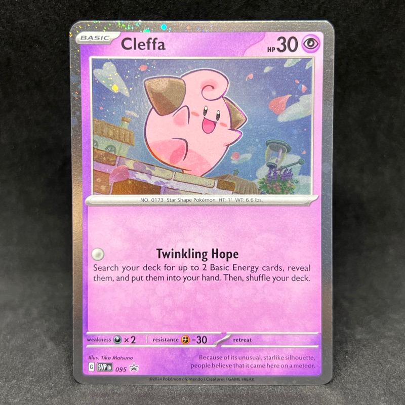 Pokemon TCG Cleffa Holo Promo SVP095 2024 Scarlet & Violet Promos ...