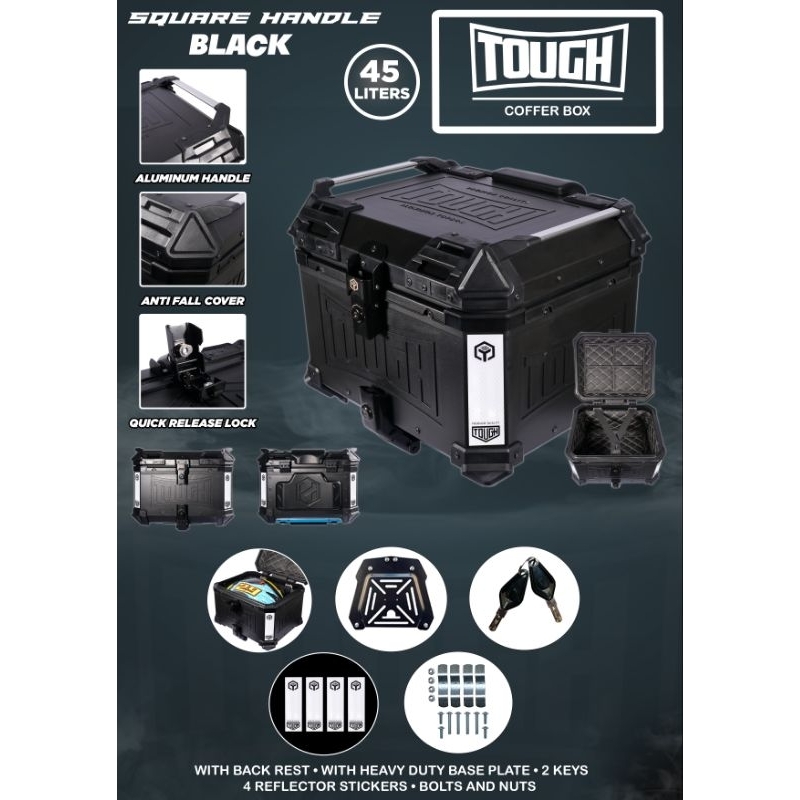 HNJ HARD PLASTIC TOP BOX | Shopee Philippines