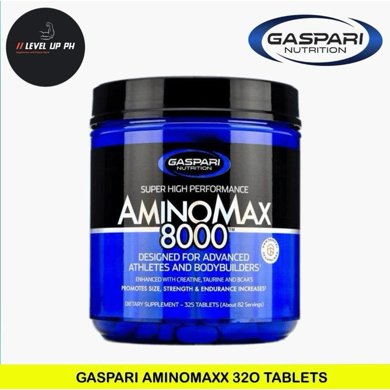 Gaspari AminoMax 8000 325 Tablets (2026 Expiration) | Shopee Philippines