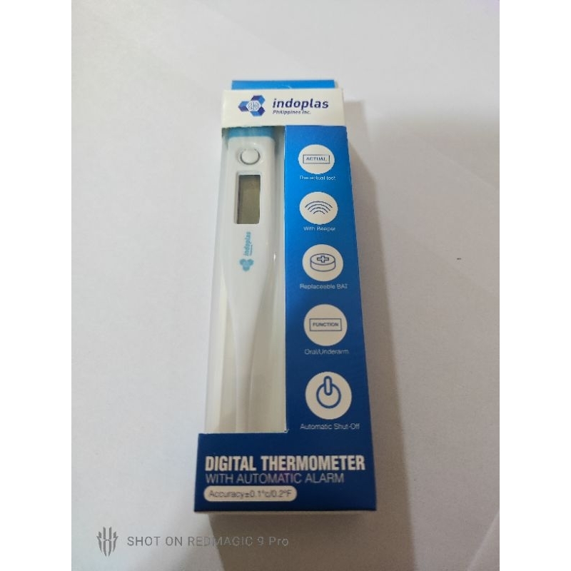 Indoplas Digital Thermometer (With Hard Case) | Shopee Philippines