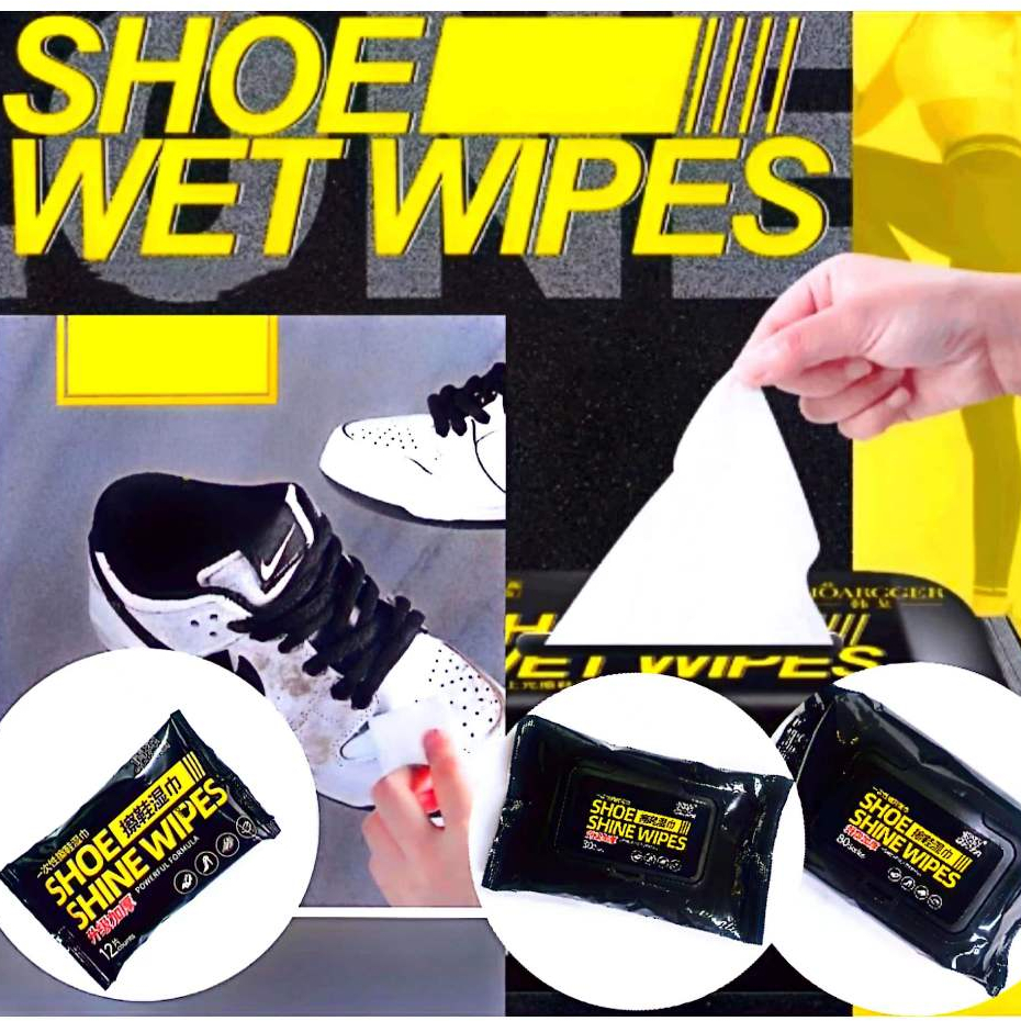 Shoe Shine Wipes Shoe Cleaner Disposable Wet Wipes Leather Shoes ...