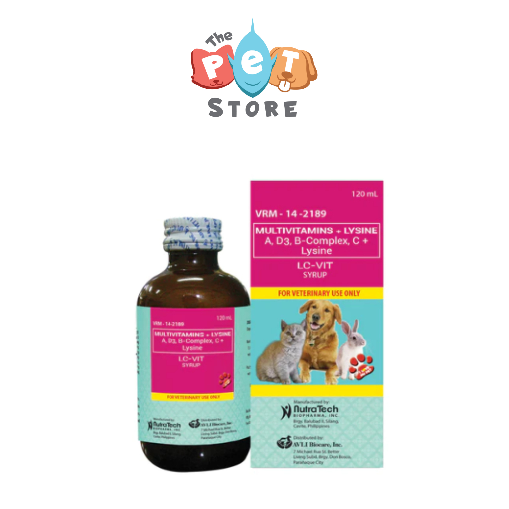 LC - VIT Syrup Multivitamins + Lysine (Vitamins / Amino Acid 120ml ...