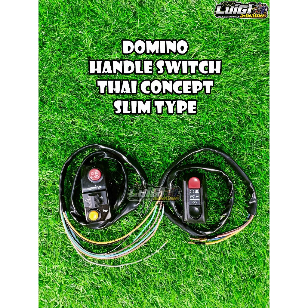 DOMINO HANDLE SWITCH LEFT AND RIGHT SET SLIM TYPE THAILAND CONCEPT NMAX ...